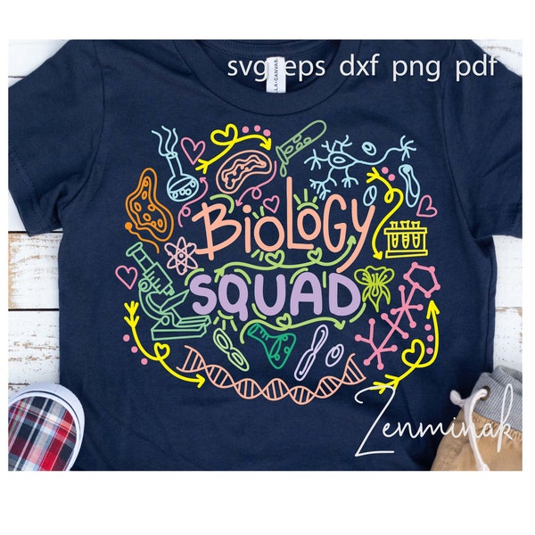 Biology Svg - Etsy