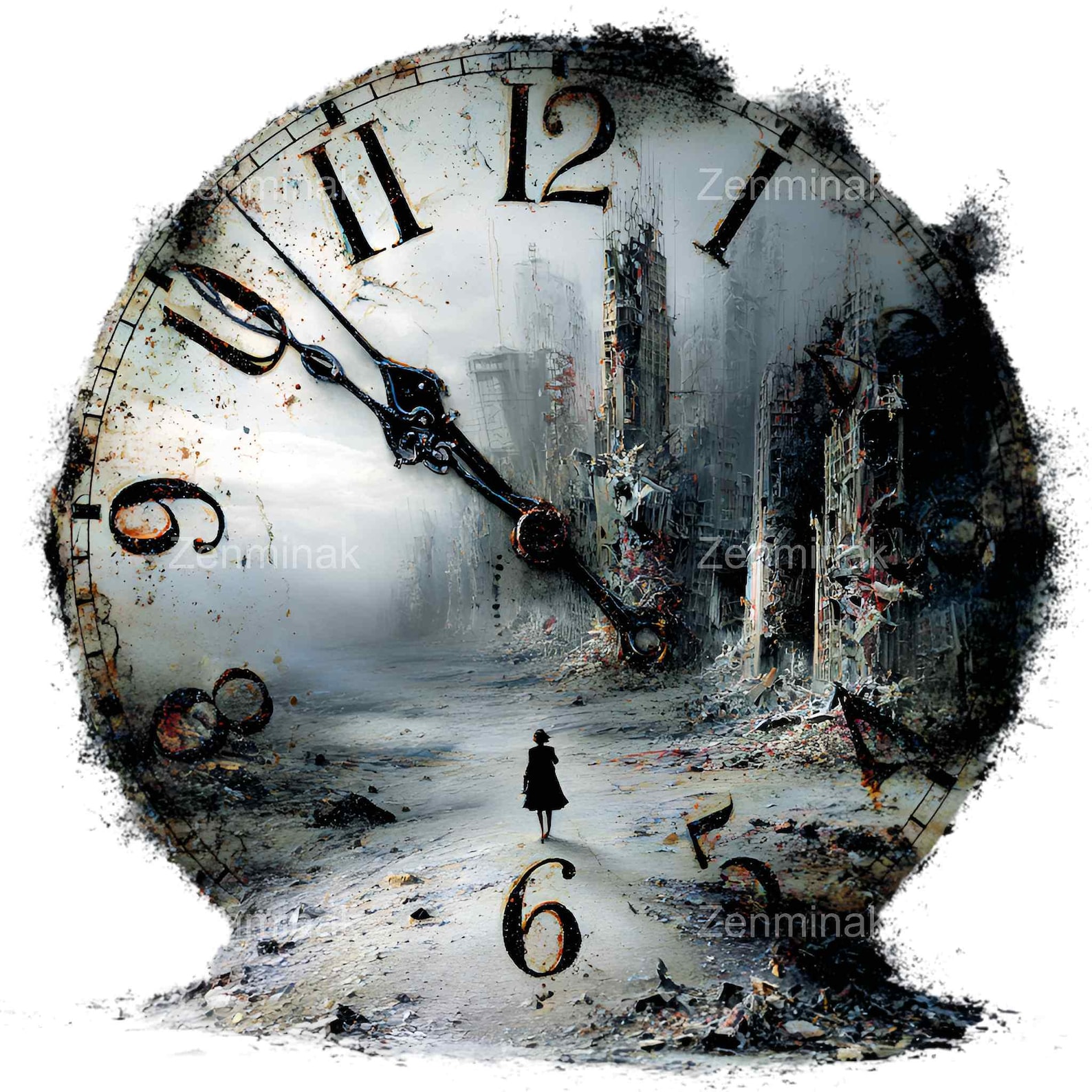 15 PNG Fantasy Clock Portal – Apocalyptic Time Travel PNG for Sci-fi ...