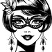 6 SVG Flapper Girl SVG Cut File – 1920s Woman With Short Hair, Headband ...