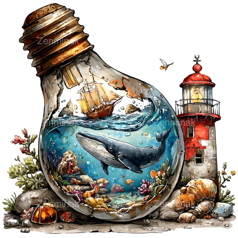 Ocean Fantasy Art - Etsy