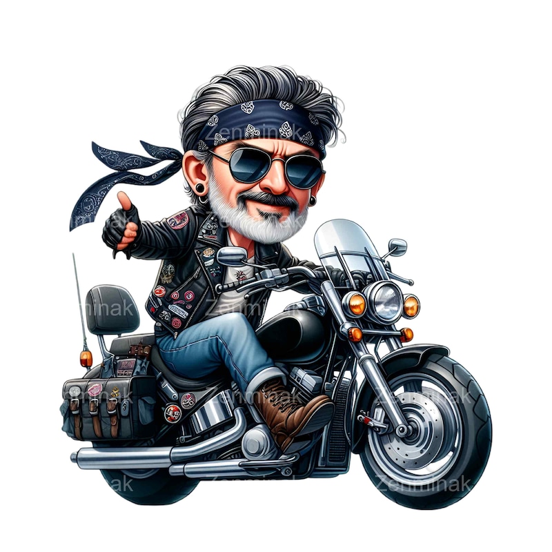 Cartoon Motorcycle Patch - Etsy