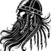 6 Viking Warrior SVG Cut File Norseman With Braided Beard Clipart ...