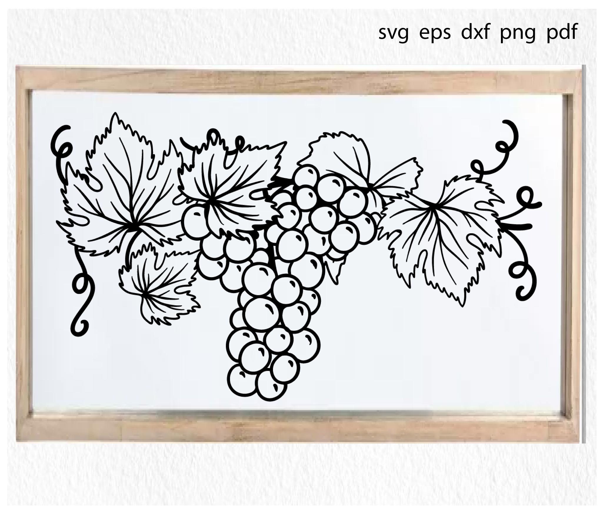 Grape Vine Silhouette