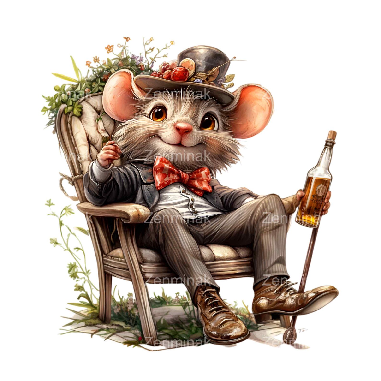 18 PNG Funny Mouse Clipart – Comic Drunk Mouse PNG – Sitting Bench ...