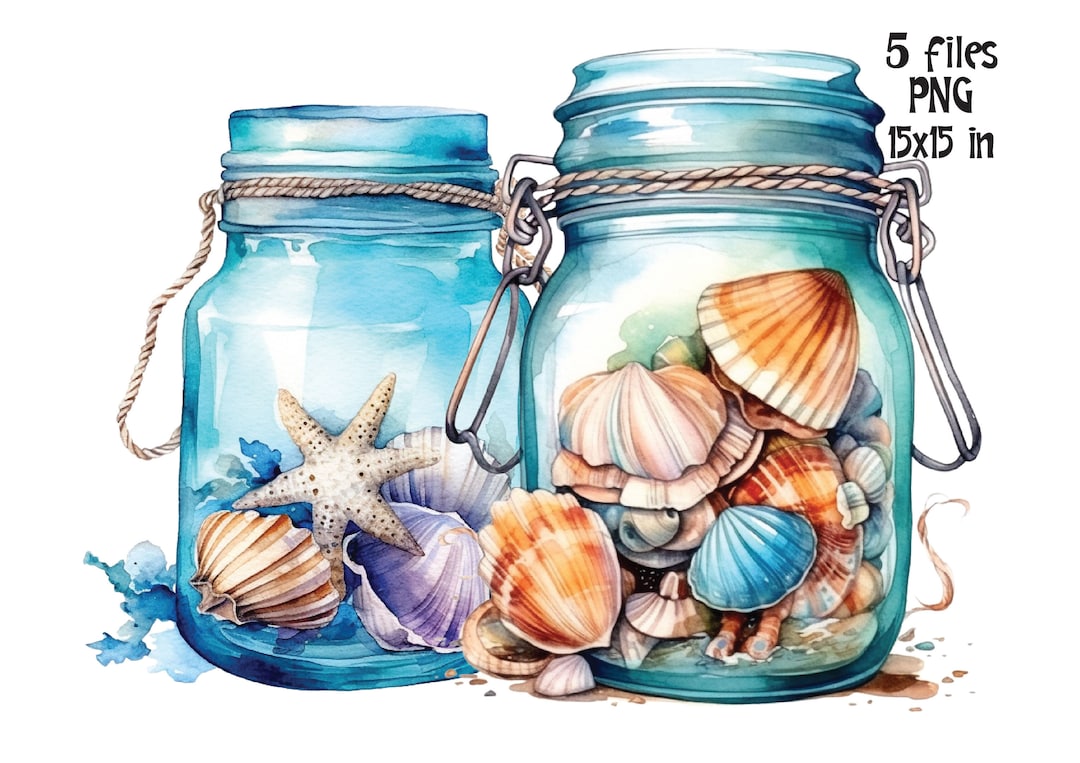 Sea Shells Clipart, Seashell Clipart, Ocean Clipart, Beach Clipart ...