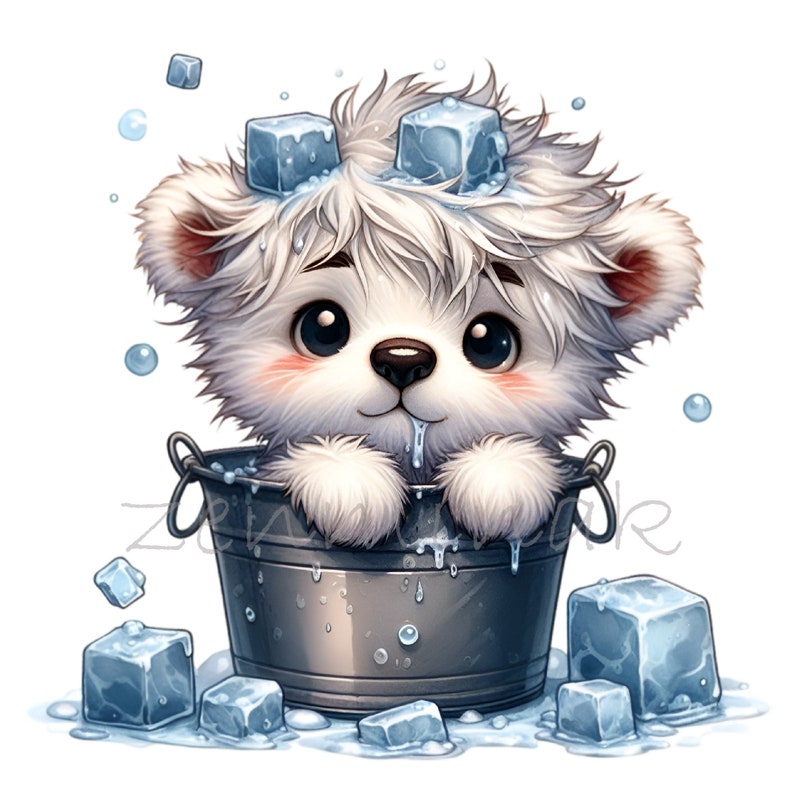 Ice Bear Cube - Etsy