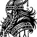 6 Viking Warrior SVG Cut File - Norseman With Braided Beard Clipart ...