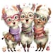 15 PNG Birthday Llamas – Cute Llama PNG – Party Animal Clipart With ...