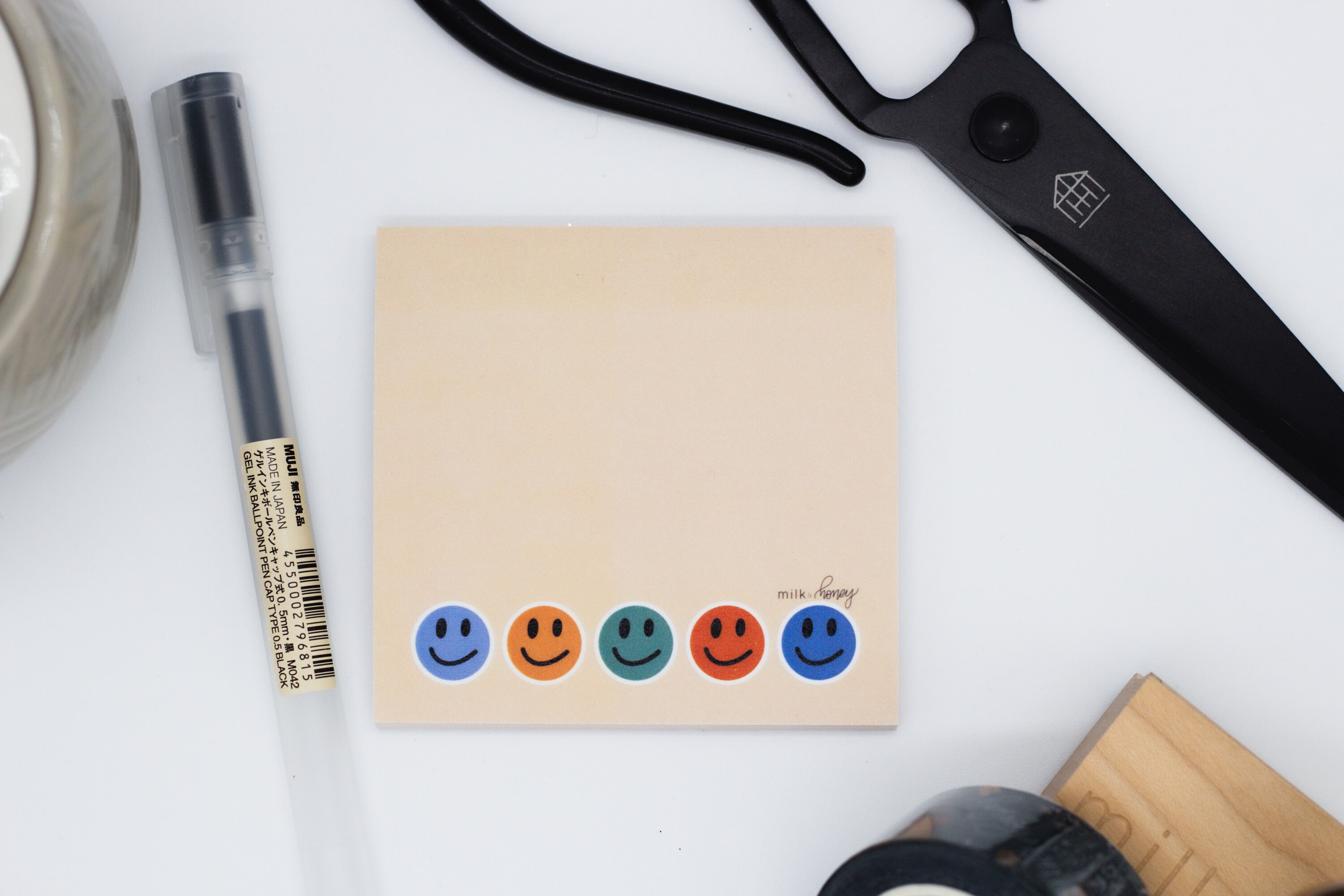 Smiley Sticky Notes 3x3 Sticky Notes Gratitude to Do List Notes ...