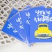 Vintage Car Greeting Card / Blank Card / Birthday Card / Homemade ...