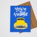 Vintage Car Greeting Card / Blank Card / Birthday Card / Homemade ...