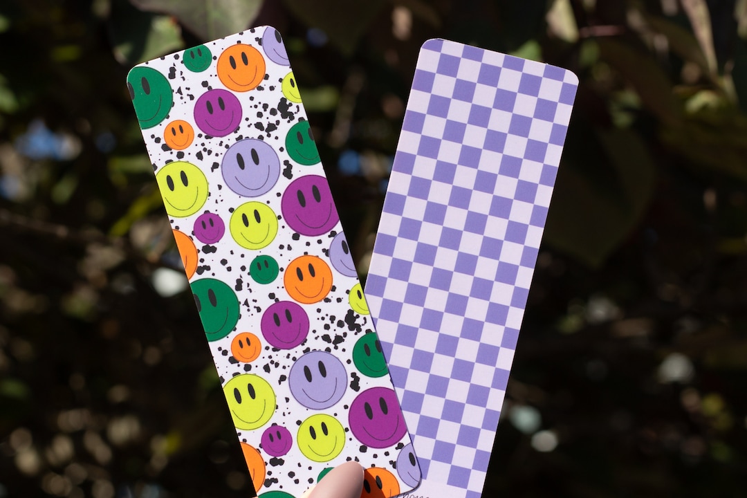 Smiley Bookmark / Bookish / Book Lover Gift / Quality Bookmark / Cute ...