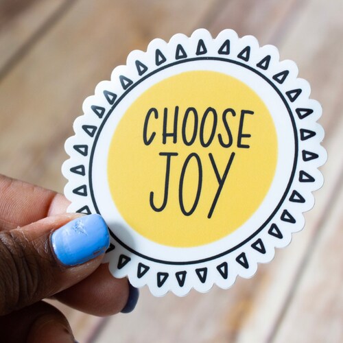 Choose Joy Vinyl Sticker Joy Sticker | Etsy