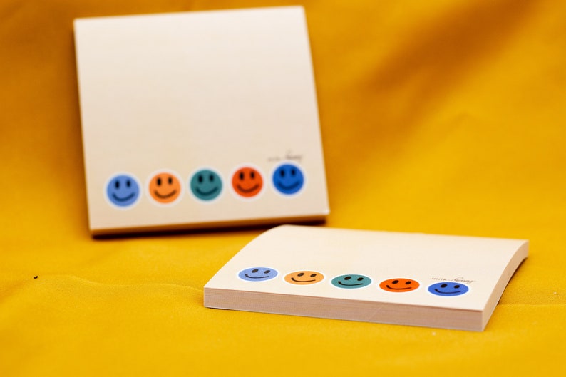 Smiley Sticky Notes 3x3 Sticky Notes Gratitude to Do List Notes ...
