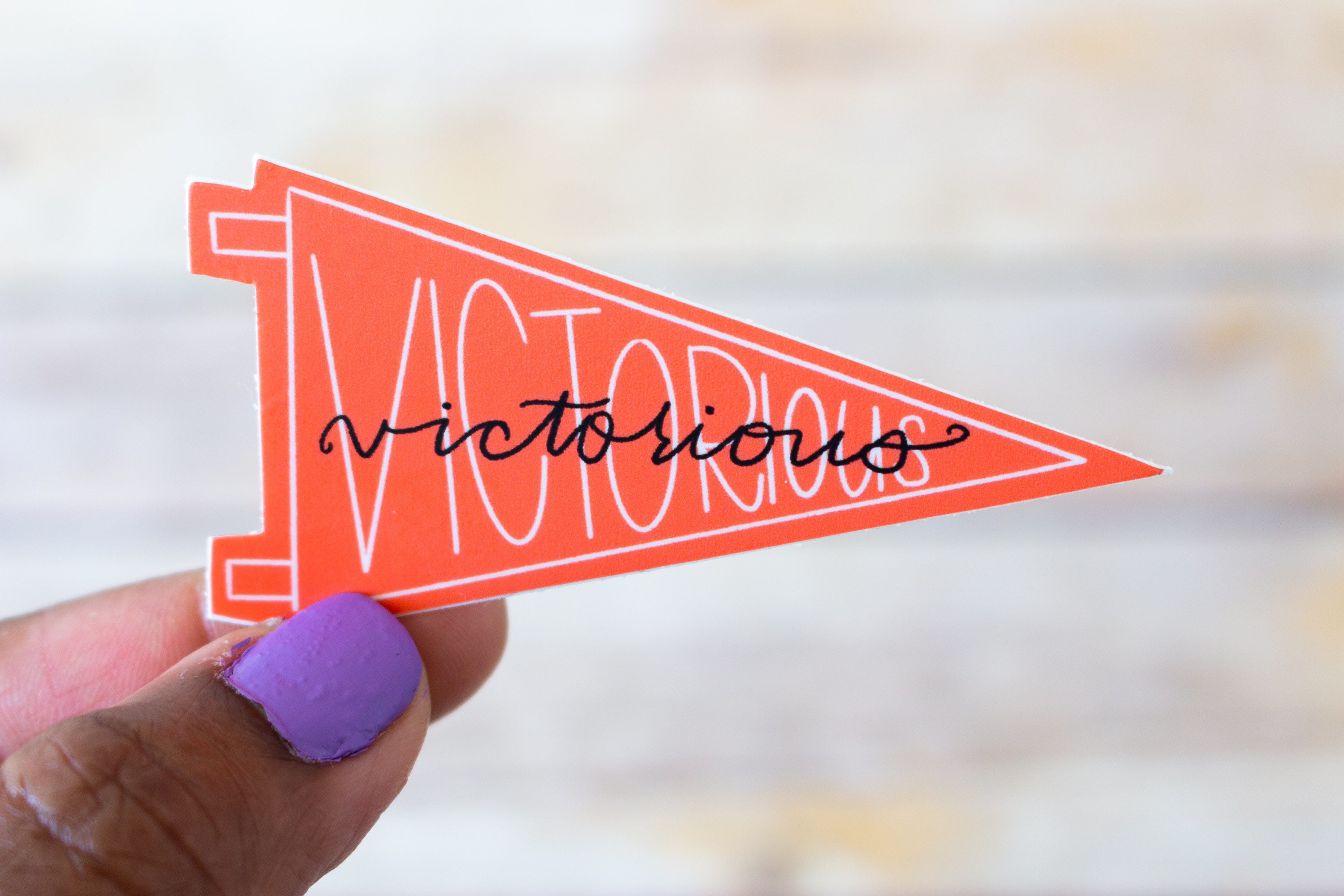 Victorious / Christian Sticker / Religious Sticker / Inspirational ...