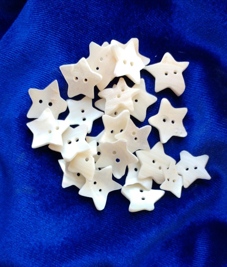 Star Shell Buttons - Etsy