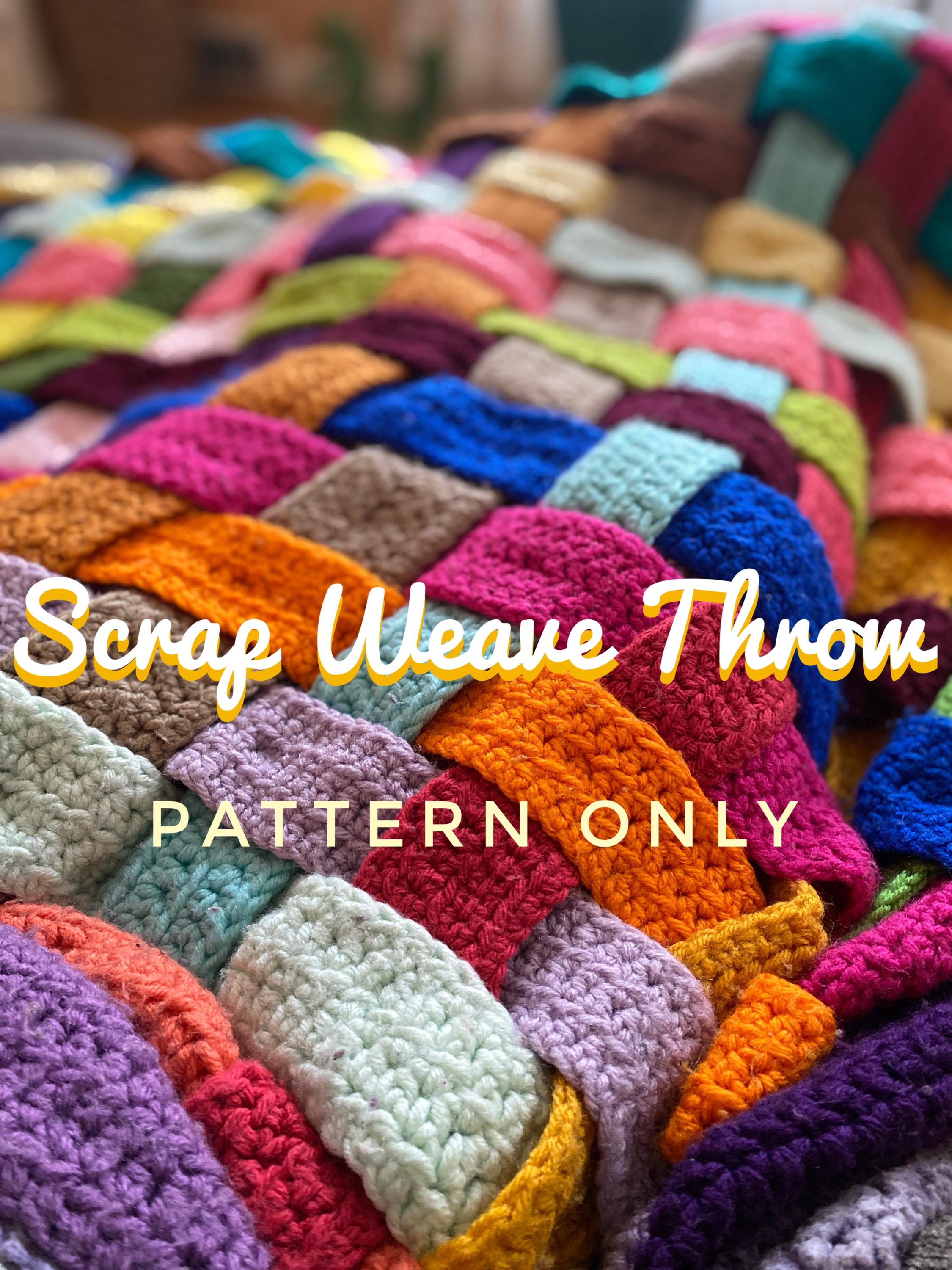 Happy Scrappy Crochet Blanket Square 📺 Scrappy Crochet Blanket Pattern UK