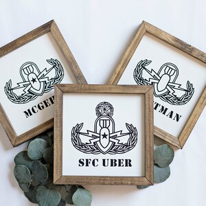 Explosive Ordnance Disposal EOD Badge Wood Sign EOD Master - Etsy