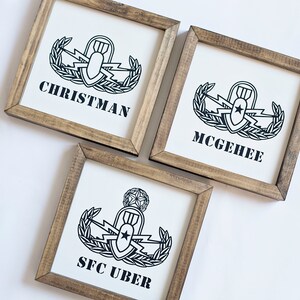 Explosive Ordnance Disposal EOD Badge Wood Sign EOD Master - Etsy