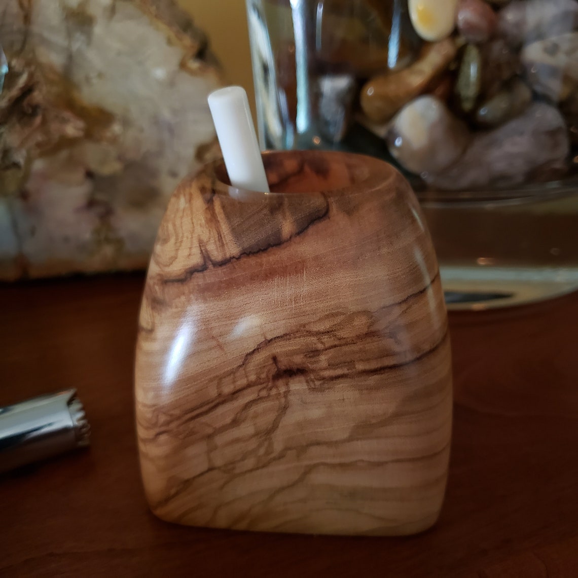Tabletop One-hitter Olive Wood - Etsy