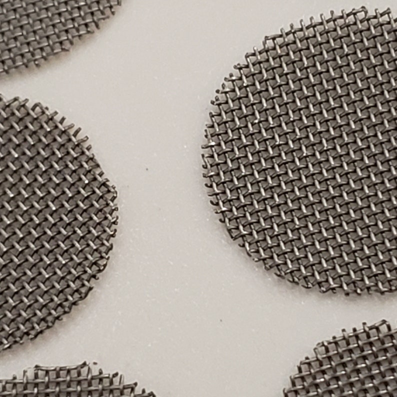 Titanium Wire Mesh Filter Screens by CDXX Pipes - Package of Five (5 ...