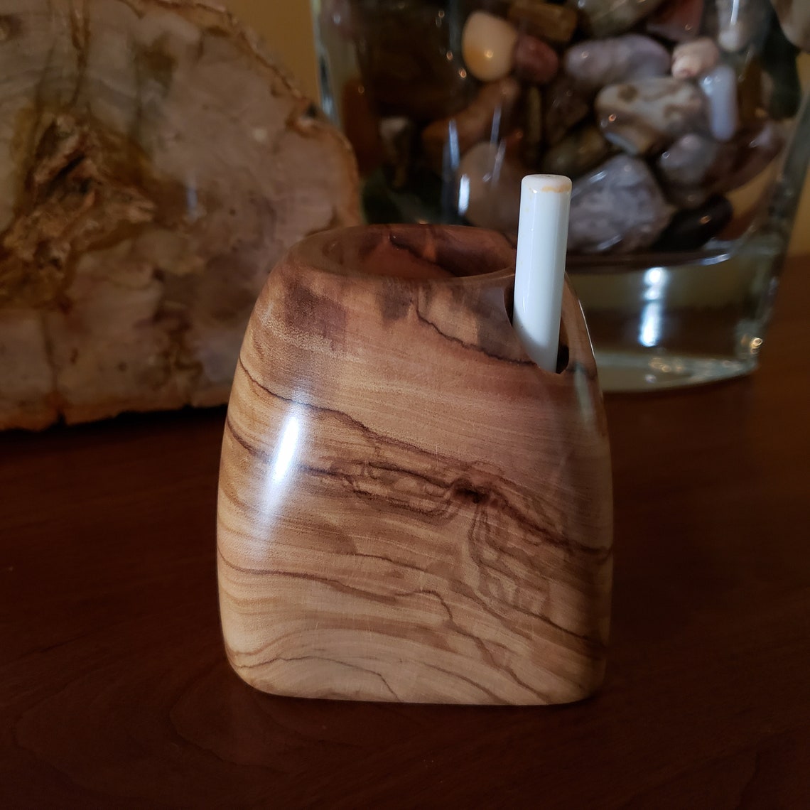 Tabletop One-hitter Olive Wood - Etsy