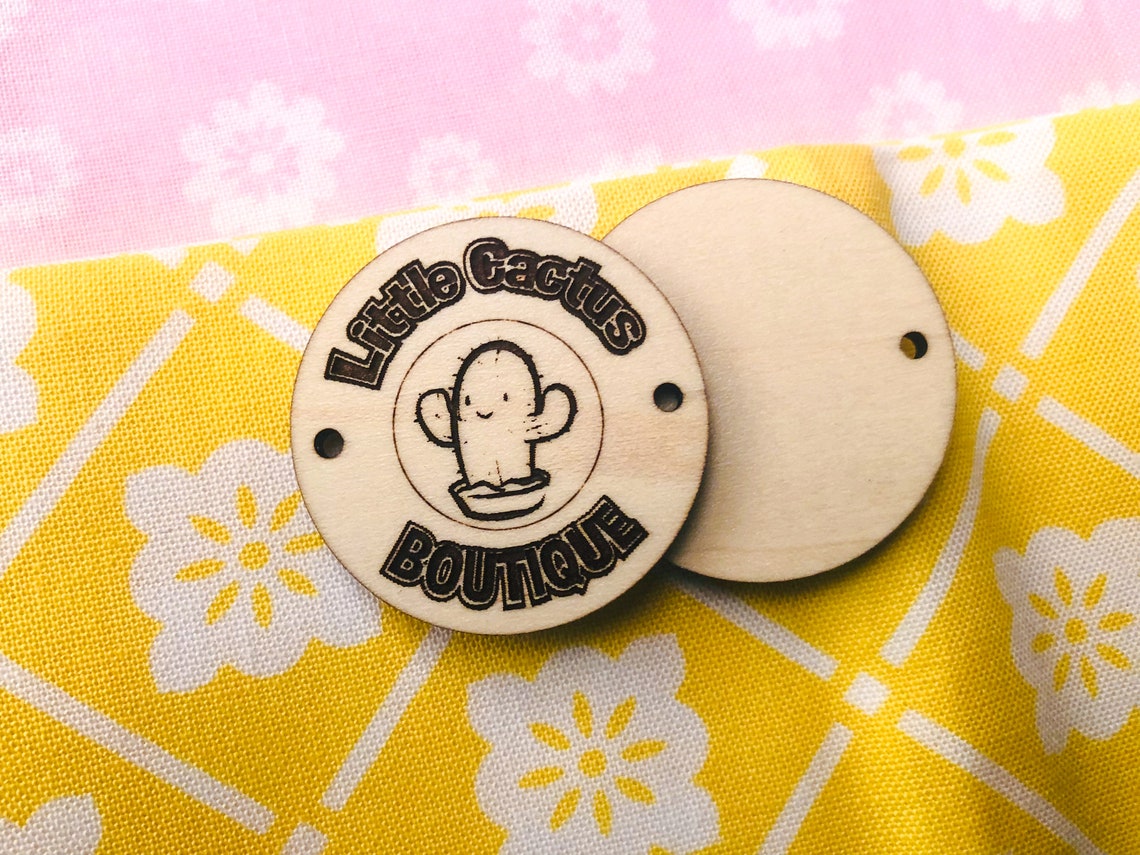 Large Round Shaped Custom Product Tags for Handmade Items, Personalized ...