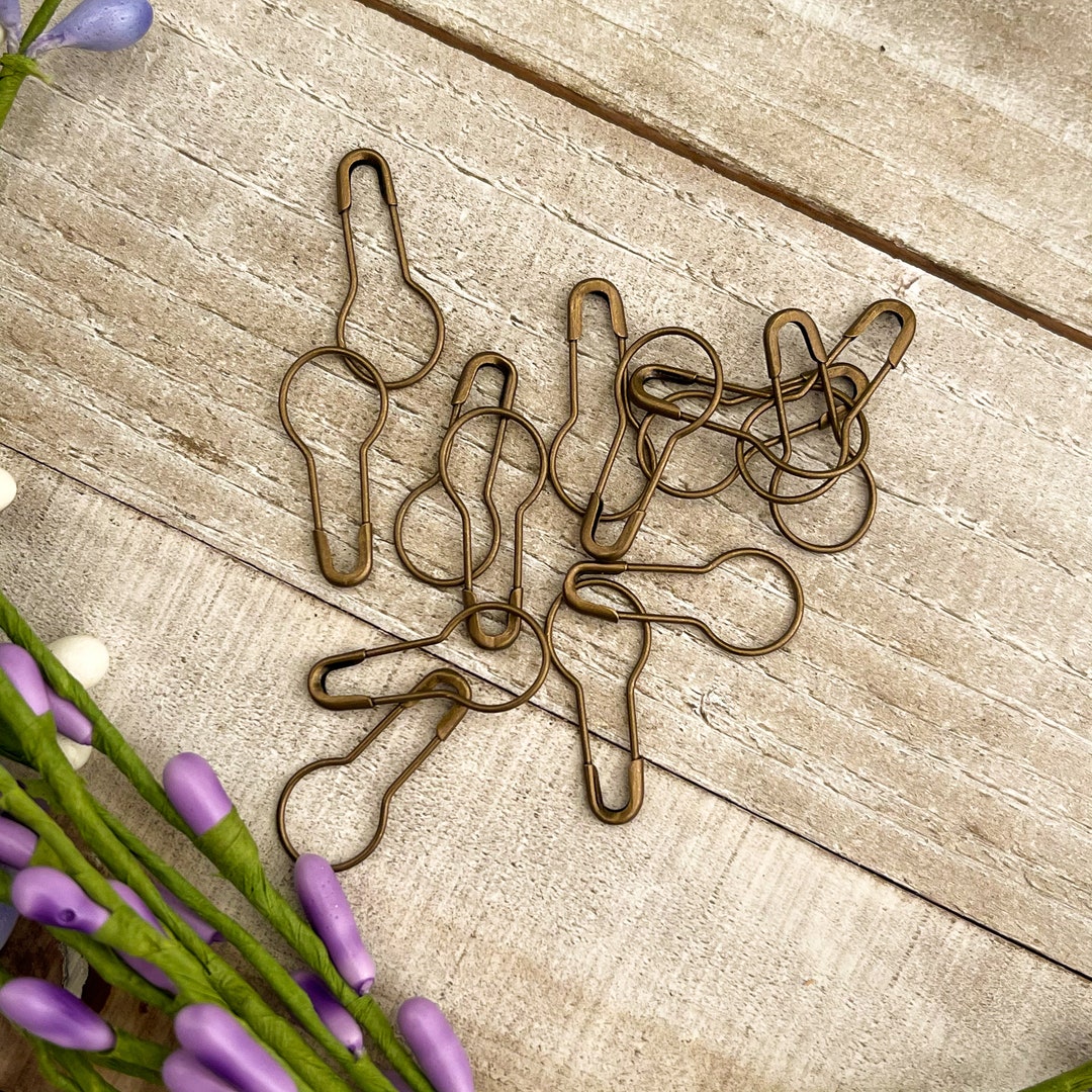 40 Antique Bronze Bulb Pink, Gourd Pins, Journal Pins, Craft Pins ...