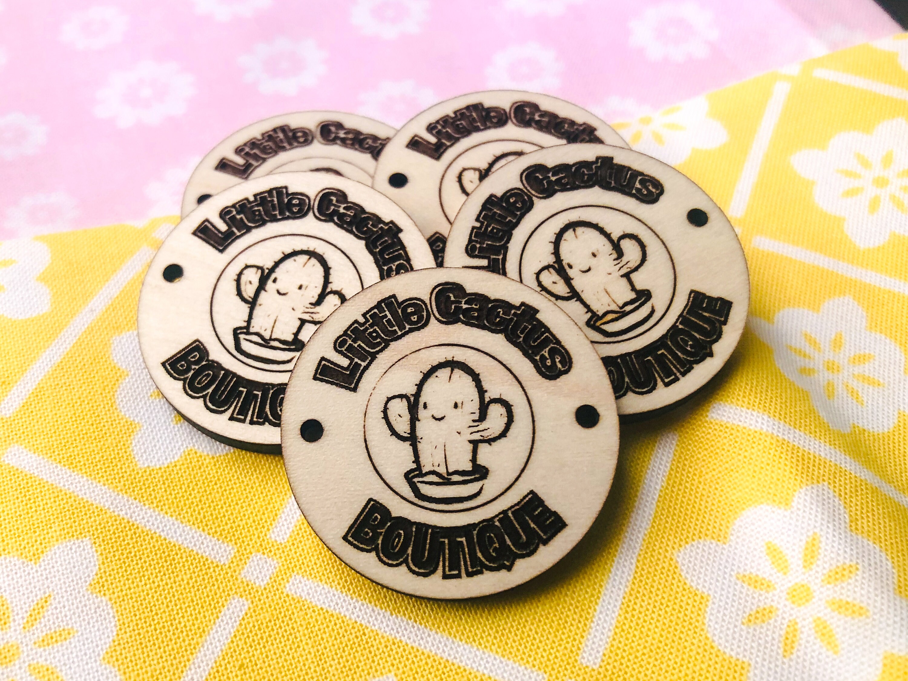 Large Round Shaped Custom Product Tags for Handmade Items, Personalized ...