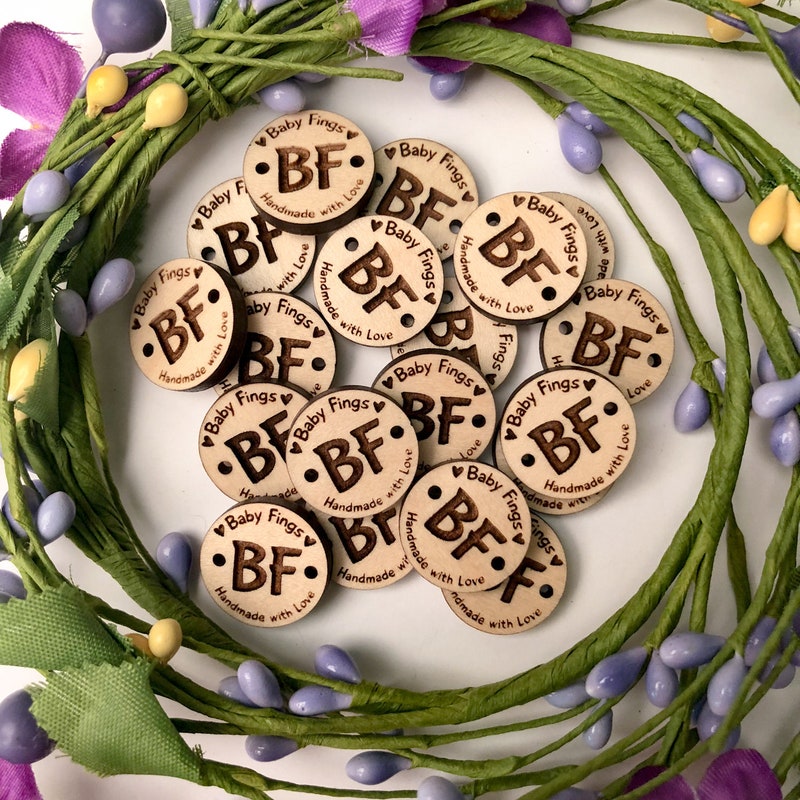 Engraved Wood Button - Etsy