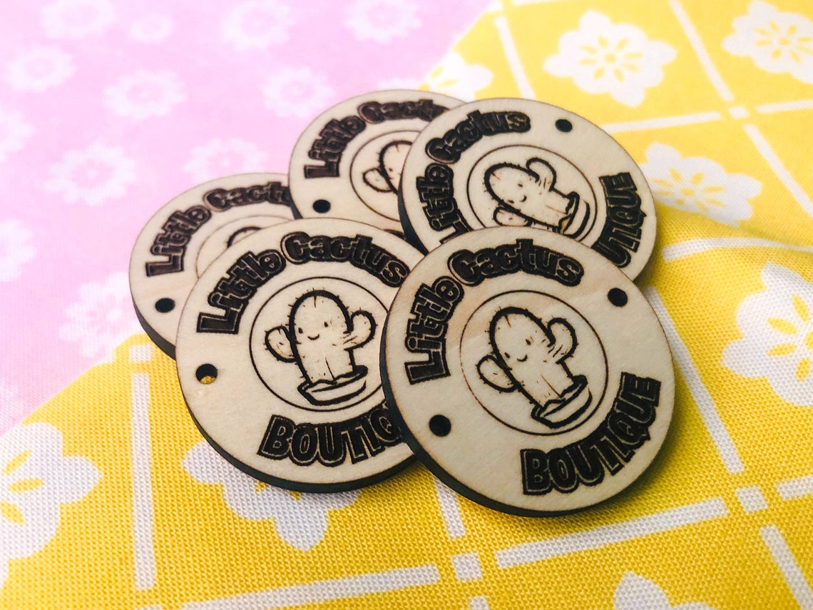 Large Round Shaped Custom Product Tags for Handmade Items, Personalized ...