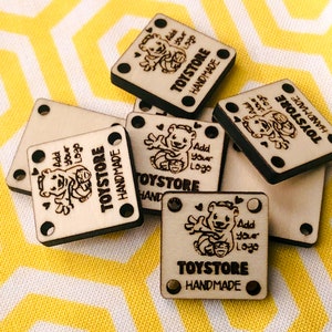 Small Square Custom Product Tags for Handmade Items - Etsy