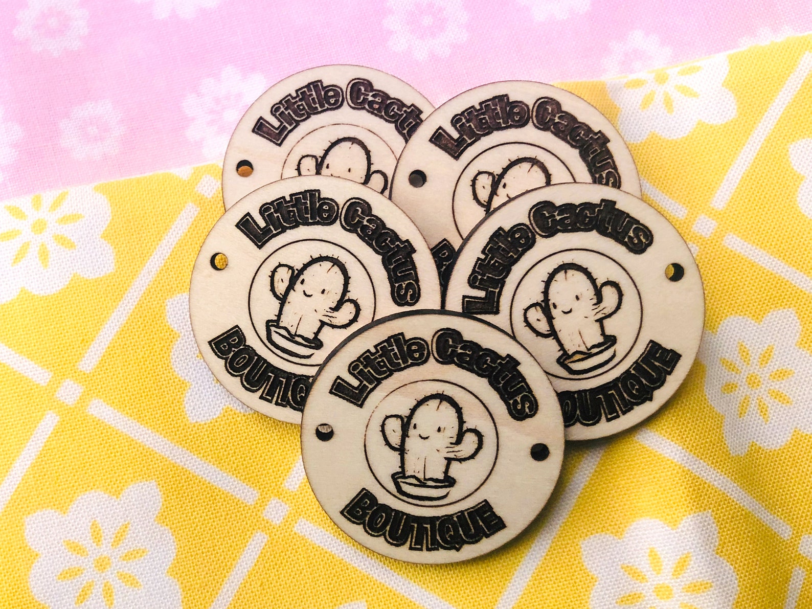 Large Round Shaped Custom Product Tags for Handmade Items, Personalized ...