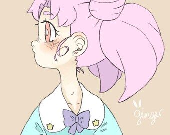 Items similar to chibi hair bow on Etsy