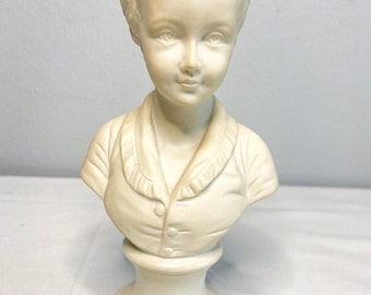 Antique 1921 Porcelain Bust - Etsy