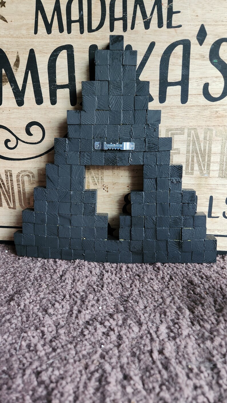 Tri-force Wooden Block Pixel Art - Etsy