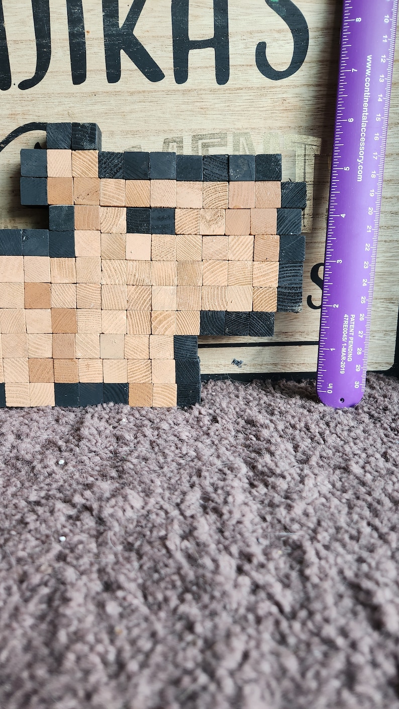 Capybara Wooden Block Pixel Art - Etsy