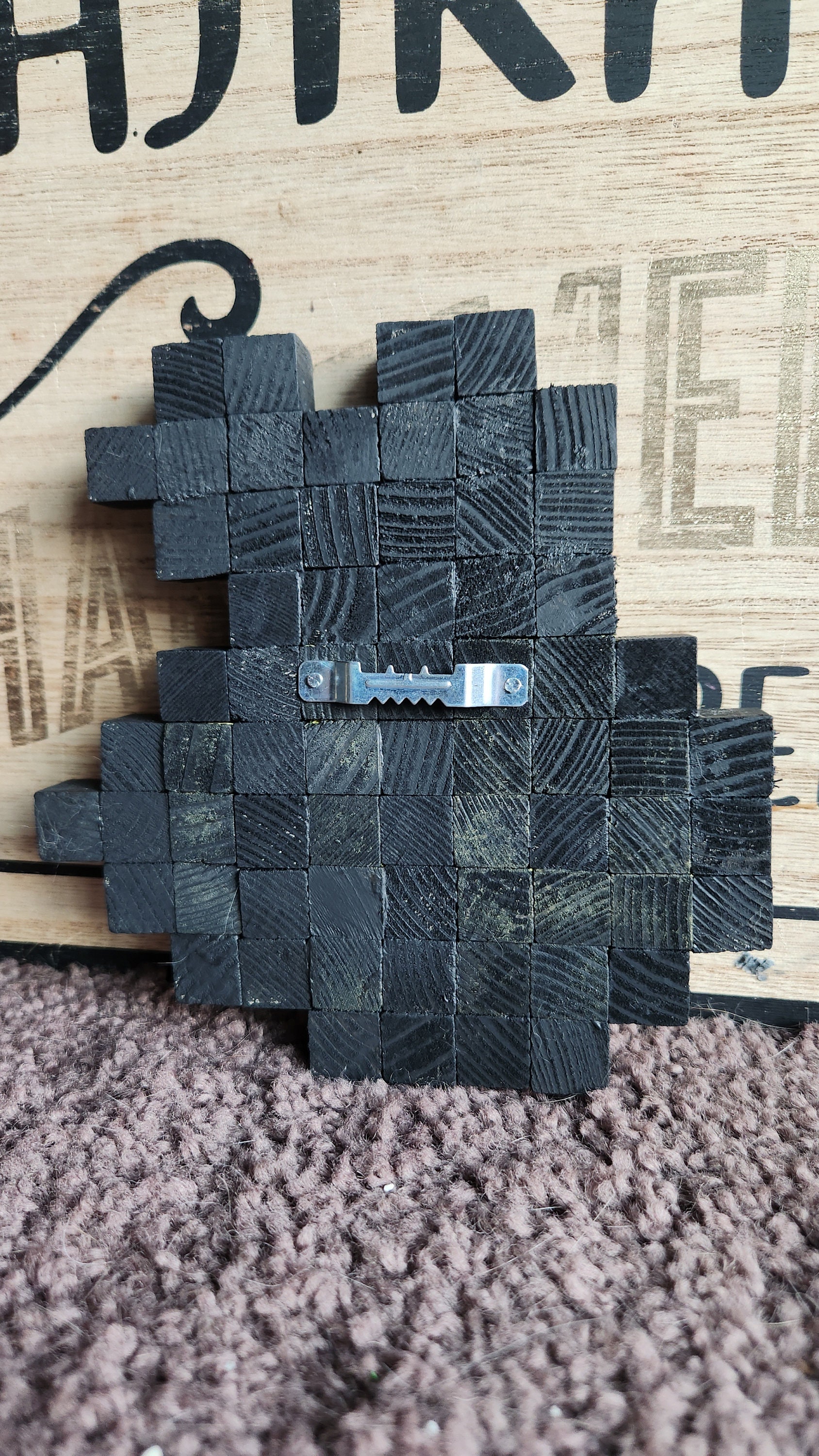 Tiny Bee Wooden Block Pixel Art - Etsy