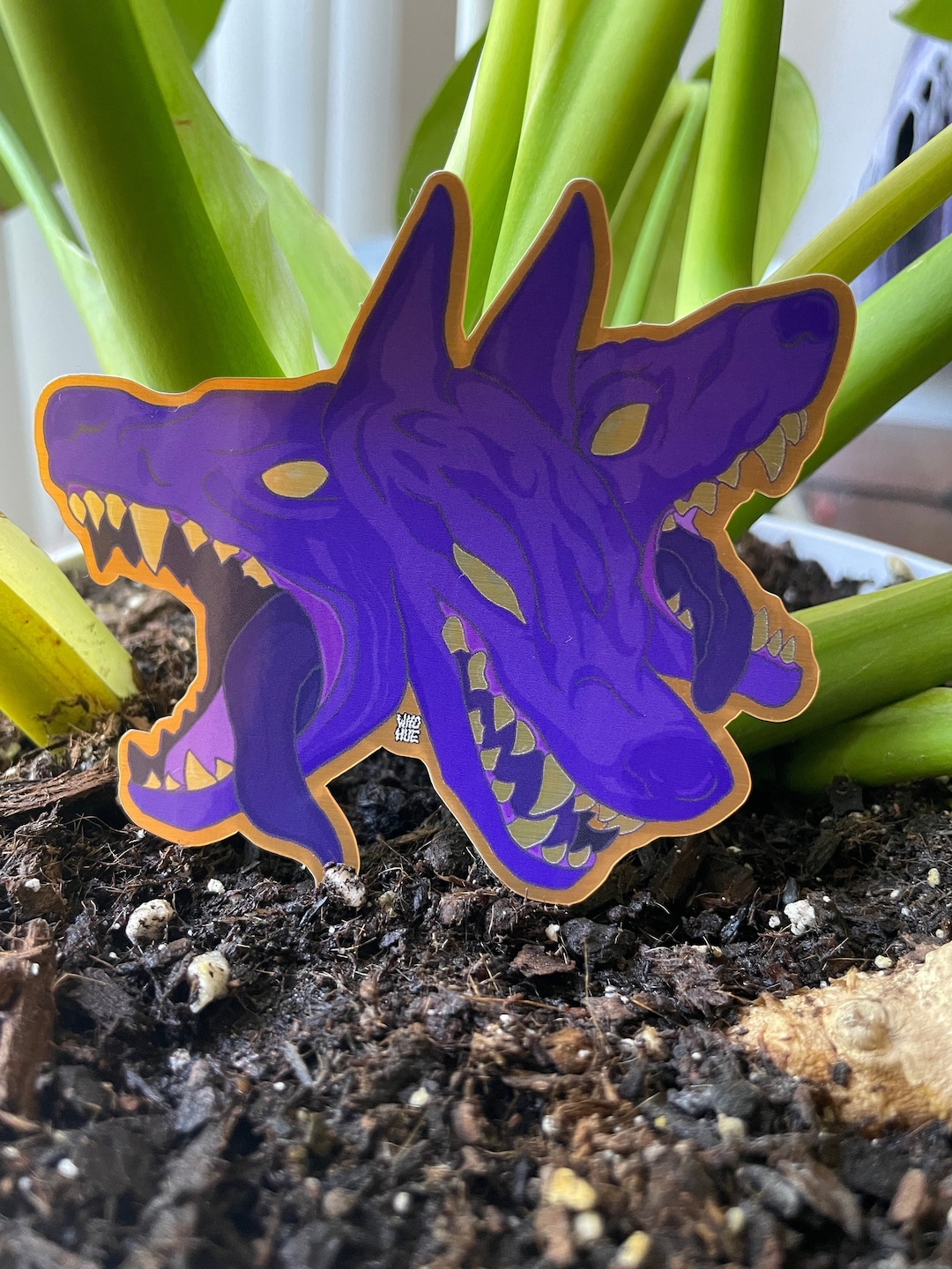 CERBERUS Metallic Glossy Sticker Mythology Sticker - Etsy