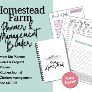 Homestead Farm Planner - Etsy