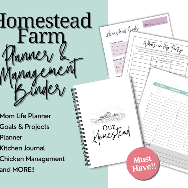 Printable Cattle Records Page Instant Download 8.5x11 PDF Homestead ...