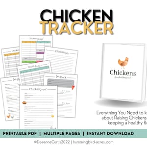 Chicken Management & Egg Tracker Binder | Homestead Management, Chicken ...