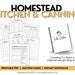 Homestead Kitchen & Canning Journal | Printable, Canning, Homestead ...