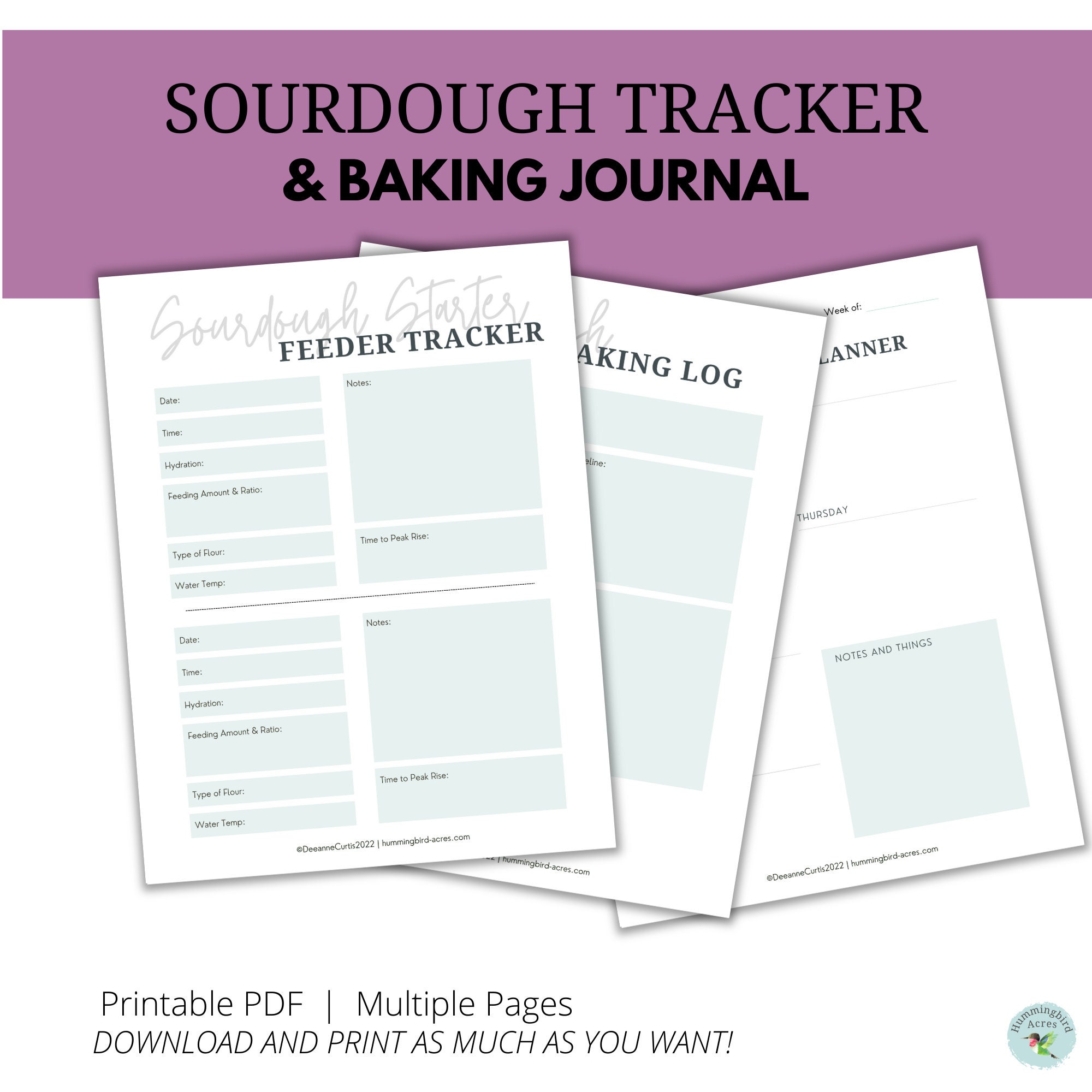 Sourdough Tracker & Baking Journal Sourdough Baking, Sourdough Bread ...