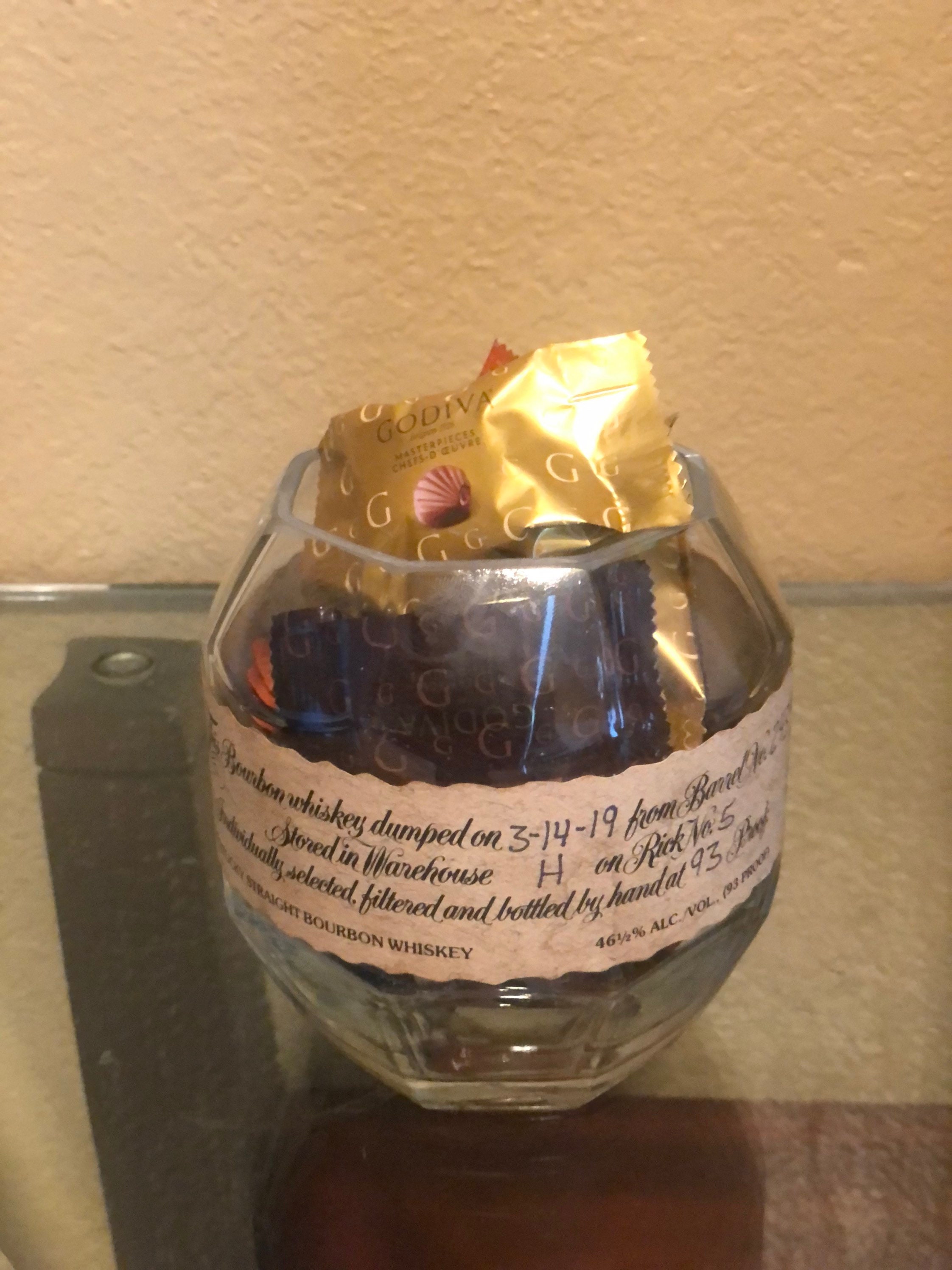 Blantons Kentucky Straight Bourbon Candy Dish Vase or Candle - Etsy