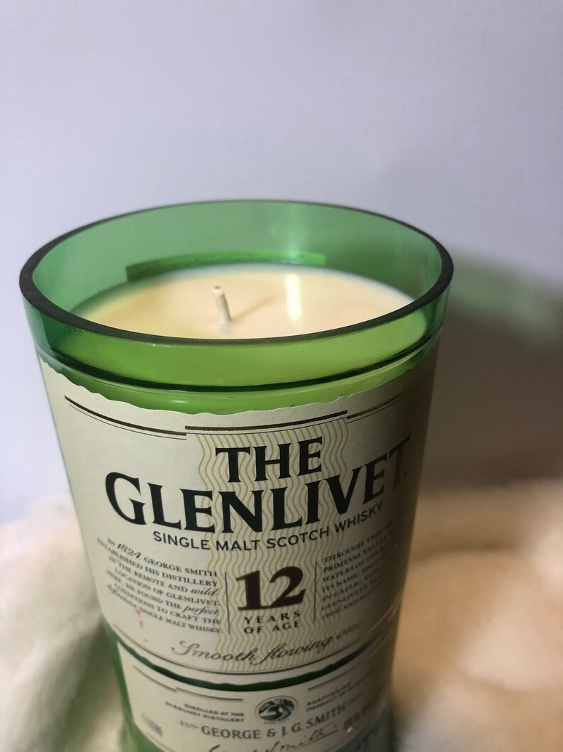 The Glenlivet 12 Year or Glenlivet 18 Year Single Malt Candle - Etsy