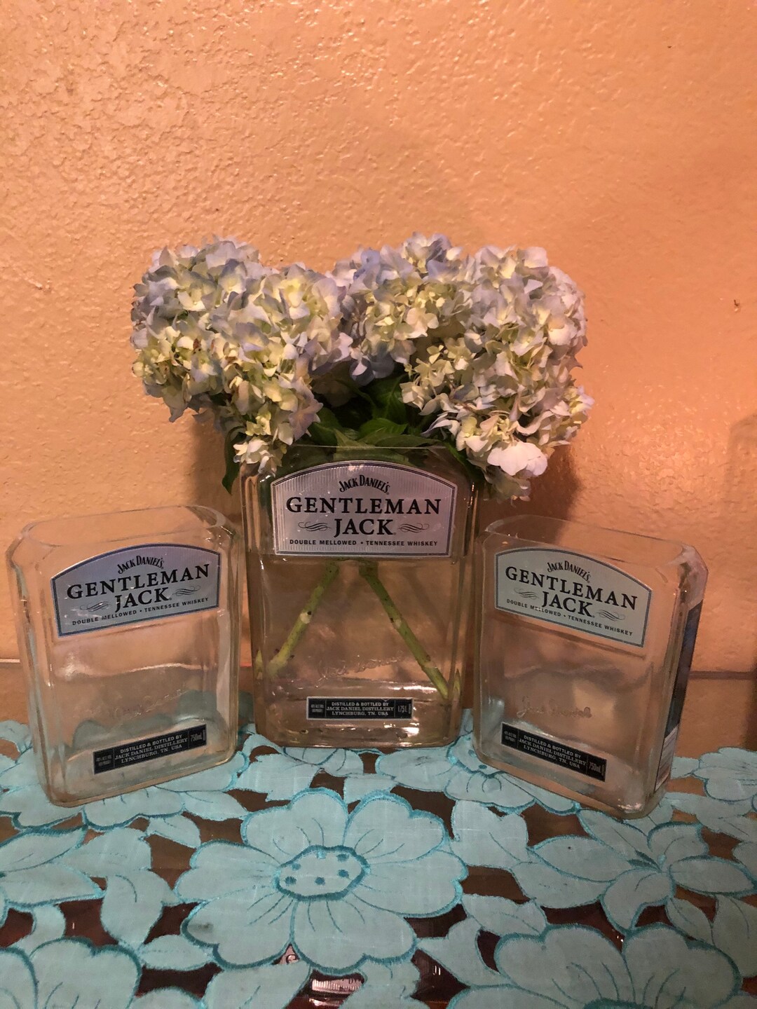 One Jack Daniels Gentleman Jack Candle or Flower Vase 1.75 or Regular ...