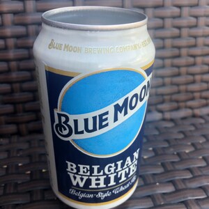 Blue Moon Beer Can or Glass Bottle Candle - Etsy