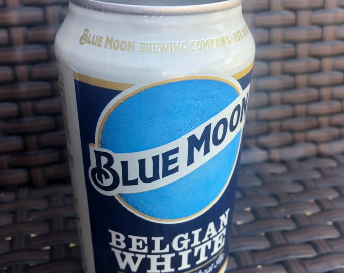 Blue Moon Beer Can or Glass Bottle Candle - Etsy