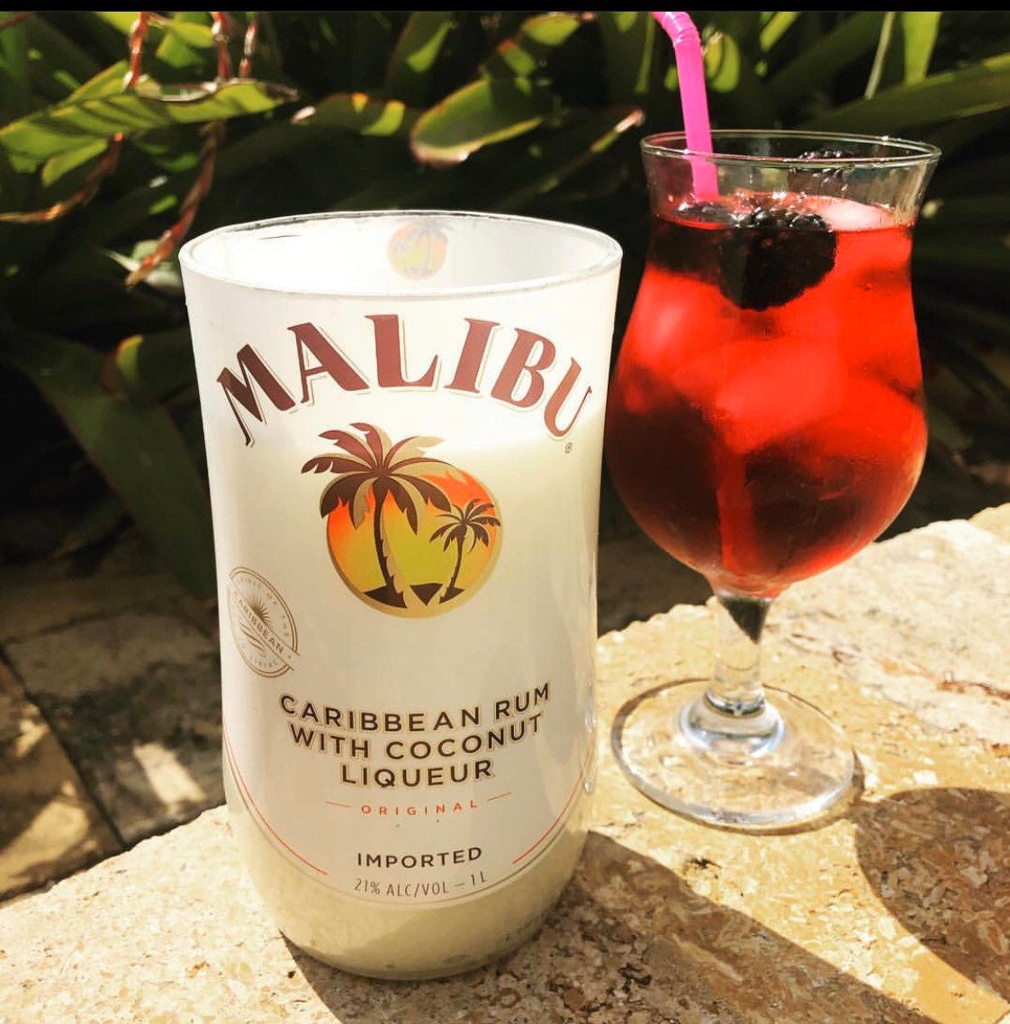 Malibu Coconut Rum Candle - Etsy